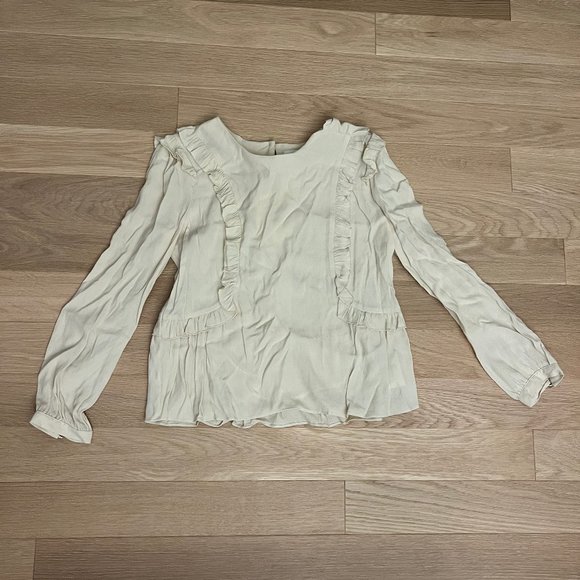 Aritzia | Tops | Cream Aritzia Talula Blouse Xxs | Poshmark